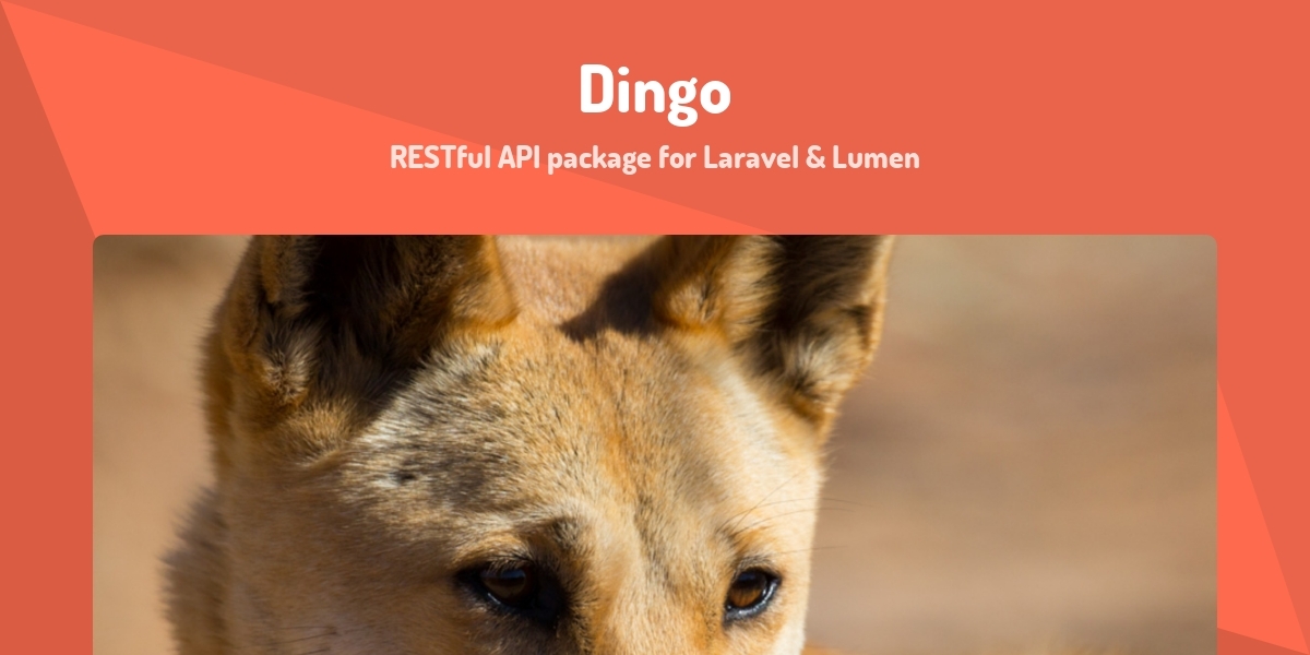 Dingo Restful Api Package For Laravel And Lumen Made With Laravel